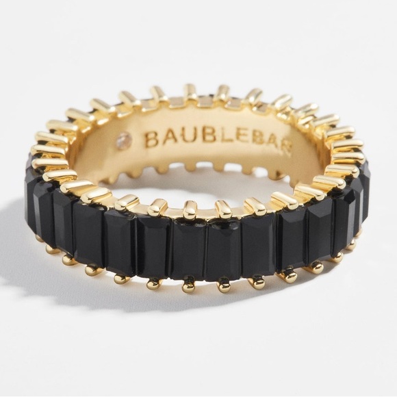BaubleBar | Jewelry | Baublebar Mini Alidia Ring Black | Poshmark